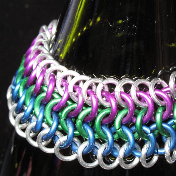dlmc123 | Jewelry | Chainmail Bracelet Euro 4 In Weave | Poshmark